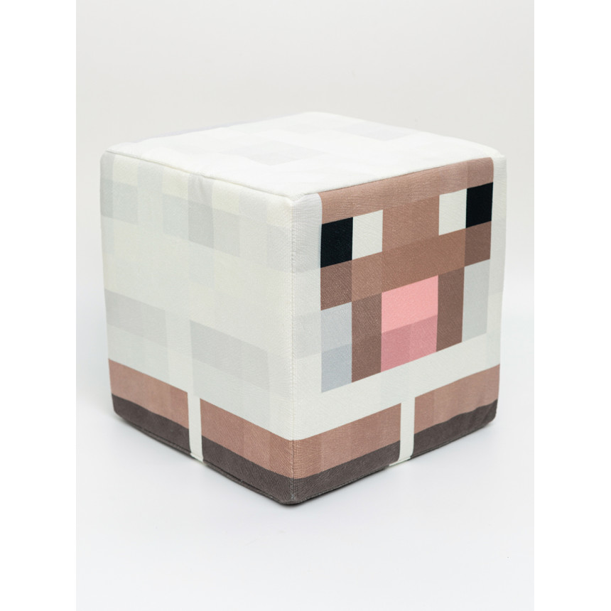 SHEEP CUBE MINECRAFT Shaped Photo Soft Stuffed Decorative Pillow
