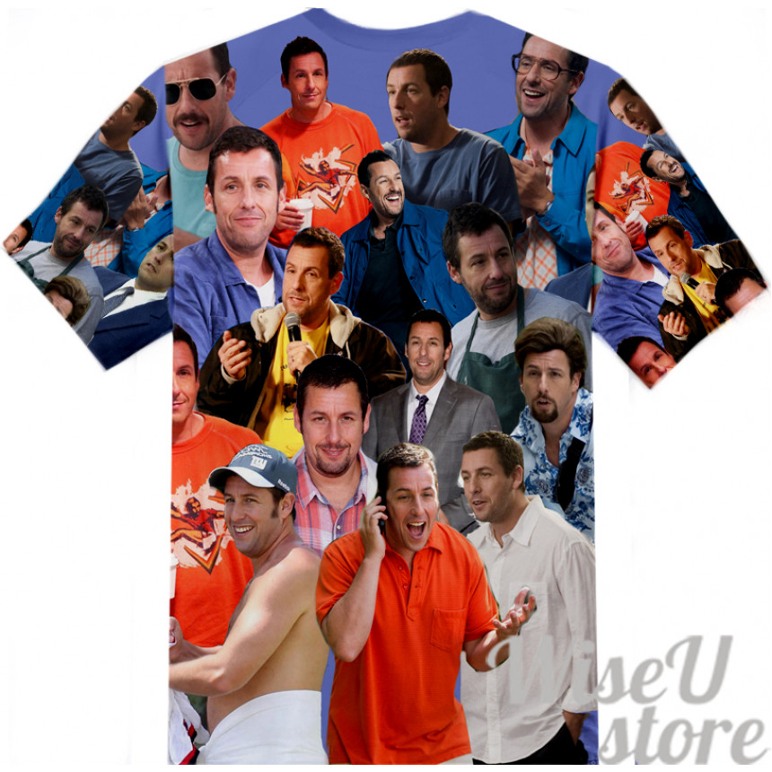Adam Sandler T-SHIRT Photo Collage shirt 3D